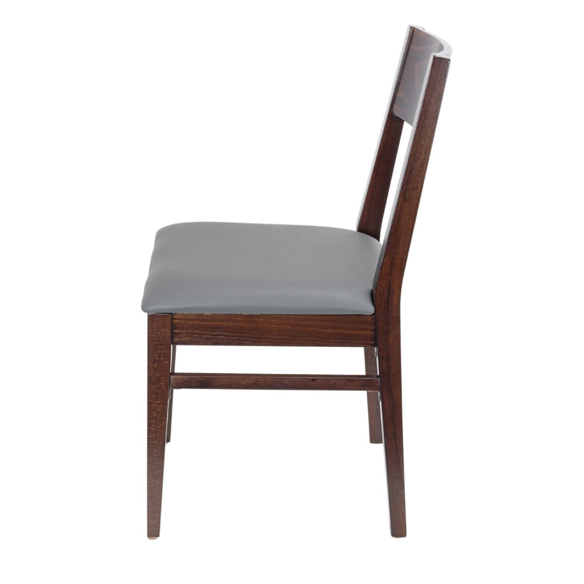 Solid Beechwood Square Back Chair with Upholstered Seat - LRK Seating