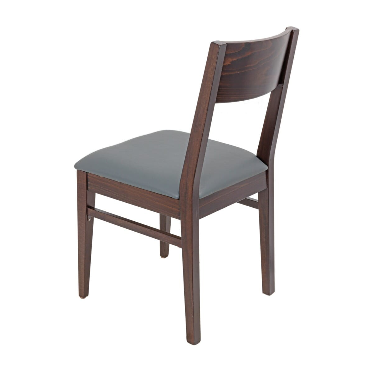 Solid Beechwood Square Back Chair with Upholstered Seat - LRK Seating